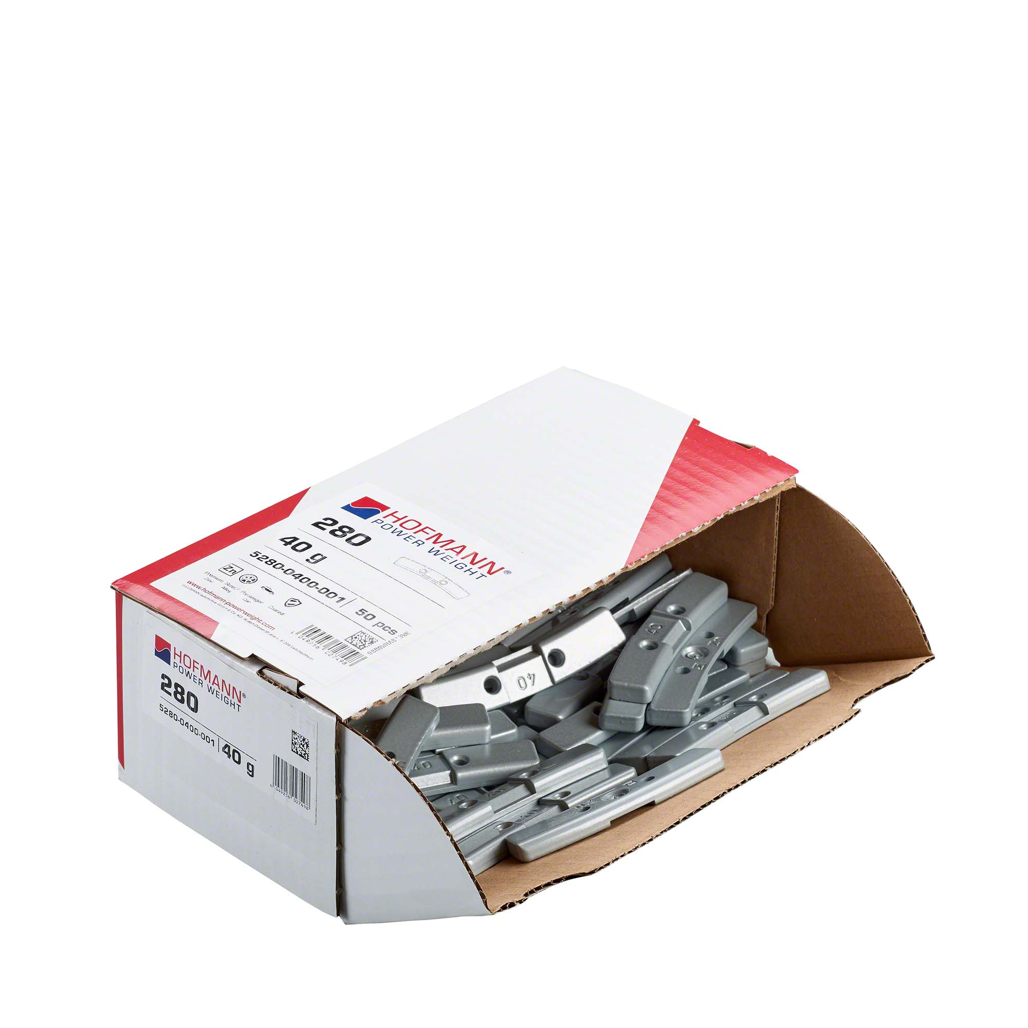 Safety weight - Typ 280, 40 g, zinc, silver | 5280-0400-001