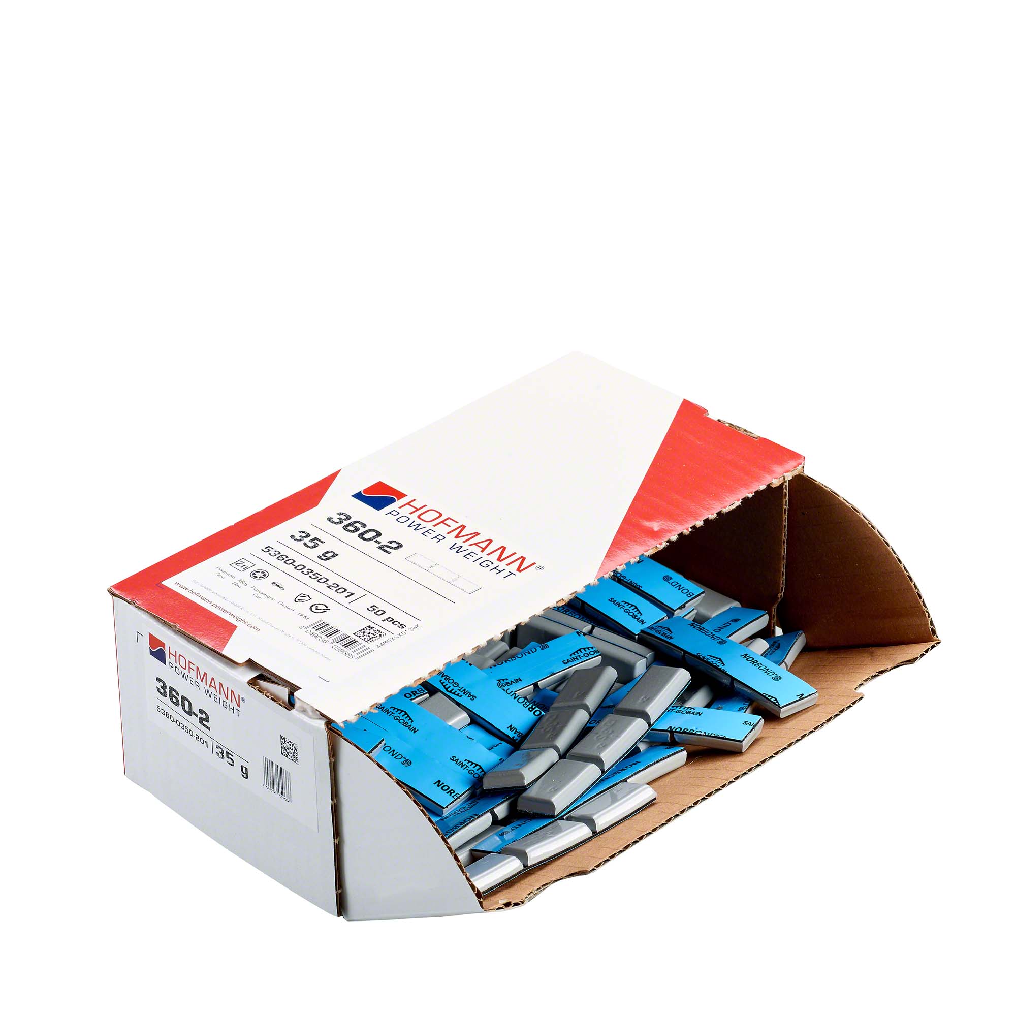 adhesive weight - Typ 360, 35 g, zinc, silver | 5360-0350-201