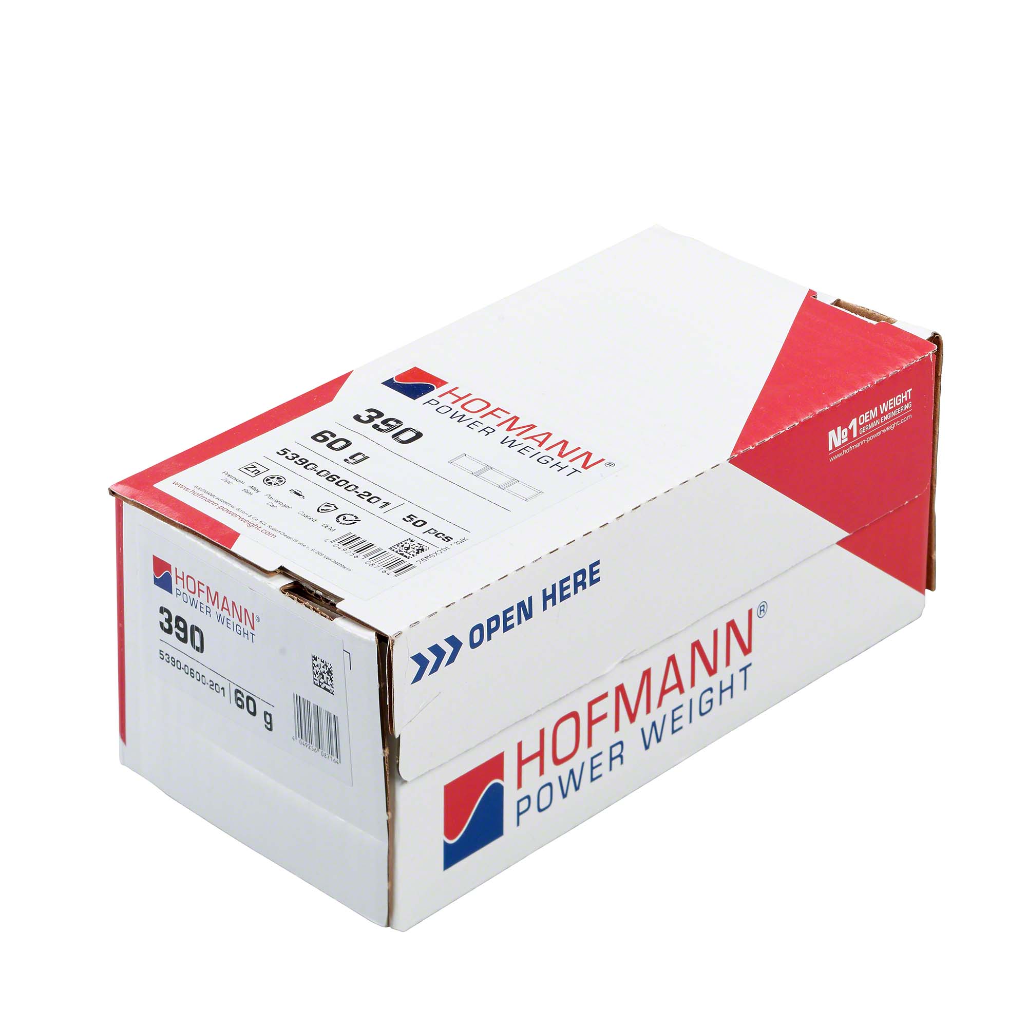 adhesive weight - Typ 390, 60 g, zinc, silver | 5390-0600-201