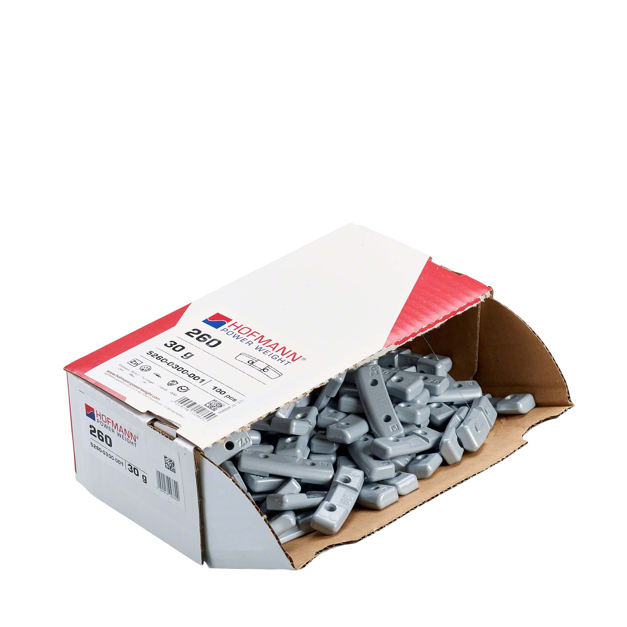 Safety weight - Typ 260, 30 g, zinc, silver | 5260-0300-001